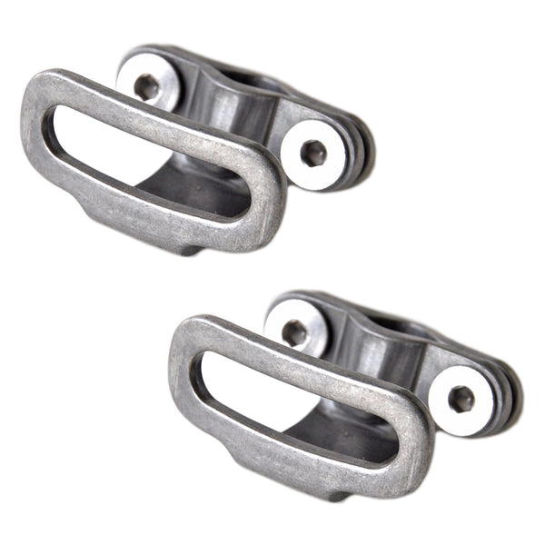 Pair of Stainless Steel Saddle Bag Loops Fixings – Velo Heaven