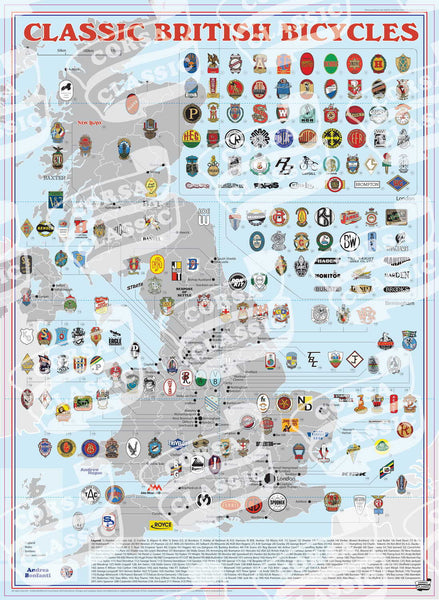 Classic British Bicycles Map – Velo Heaven